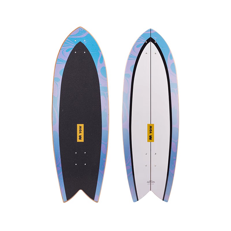 YOW SURF SKATEBOARD DECK WITH GRIPTAPE PRO SURF DECK MAPLES DECK ...