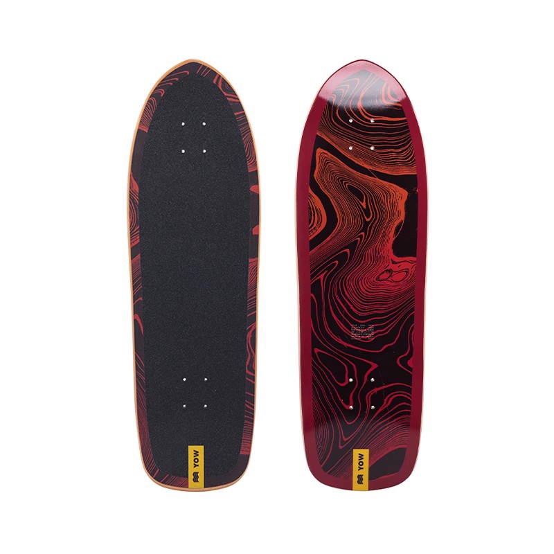 YOW SURF SKATEBOARD DECK WITH GRIPTAPE PRO SURF DECK MAPLES DECK ...