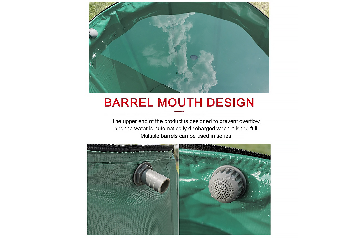 ⚡️Ready stock⚡️Portable Rain Barrel Rainwater Collection Rain Foldable ...