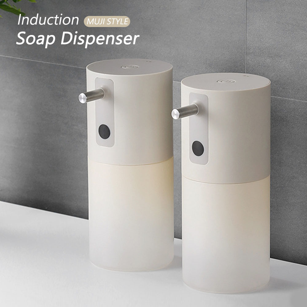 Automatic Foam Soap Dispenser MUJI Style Rechargeable Non-Contact Foam ...
