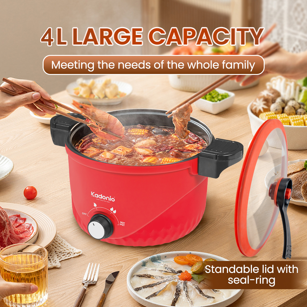 KADONIO 3L 4L Electric Cooker Electrik Micro Pressure Cooker Multifunction Cooker Multi Cooker ...