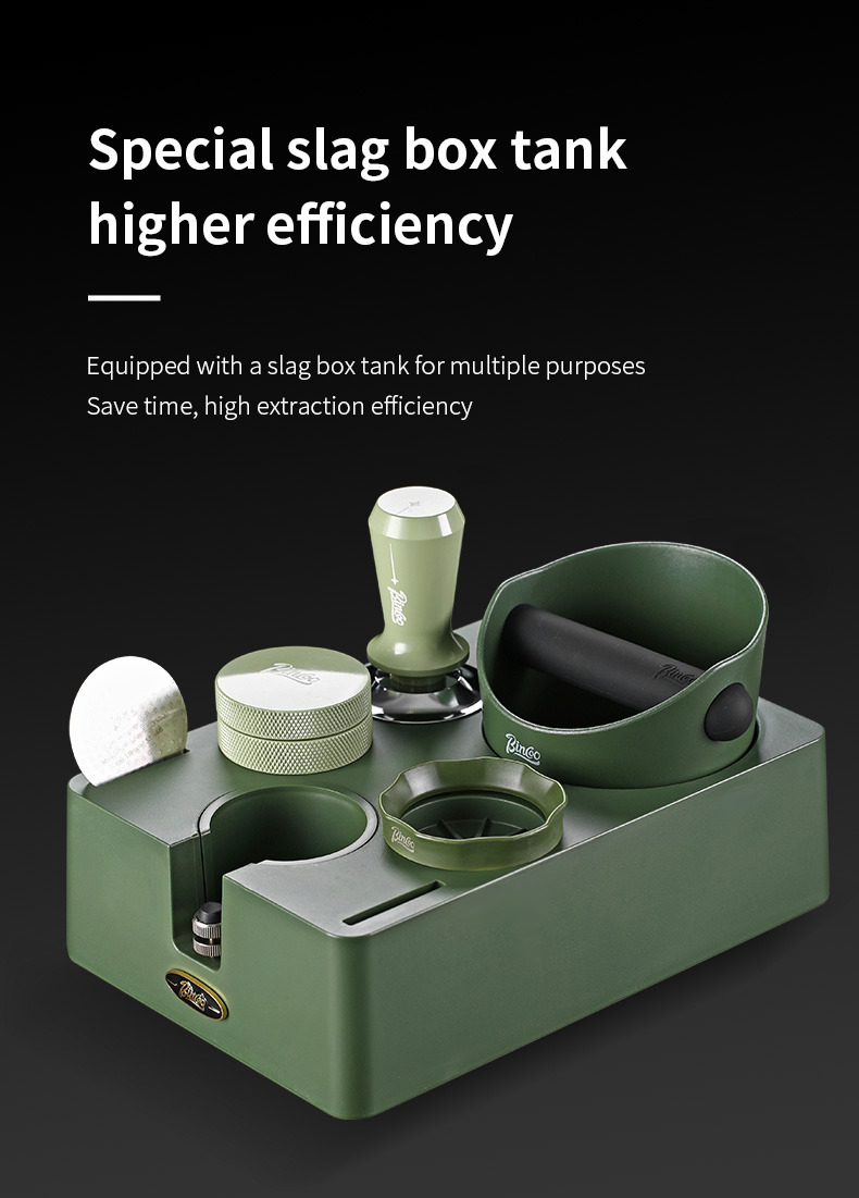 BINCOO Multifunctional Coffee Knocker Dregs Holder Coffee Press Base ...