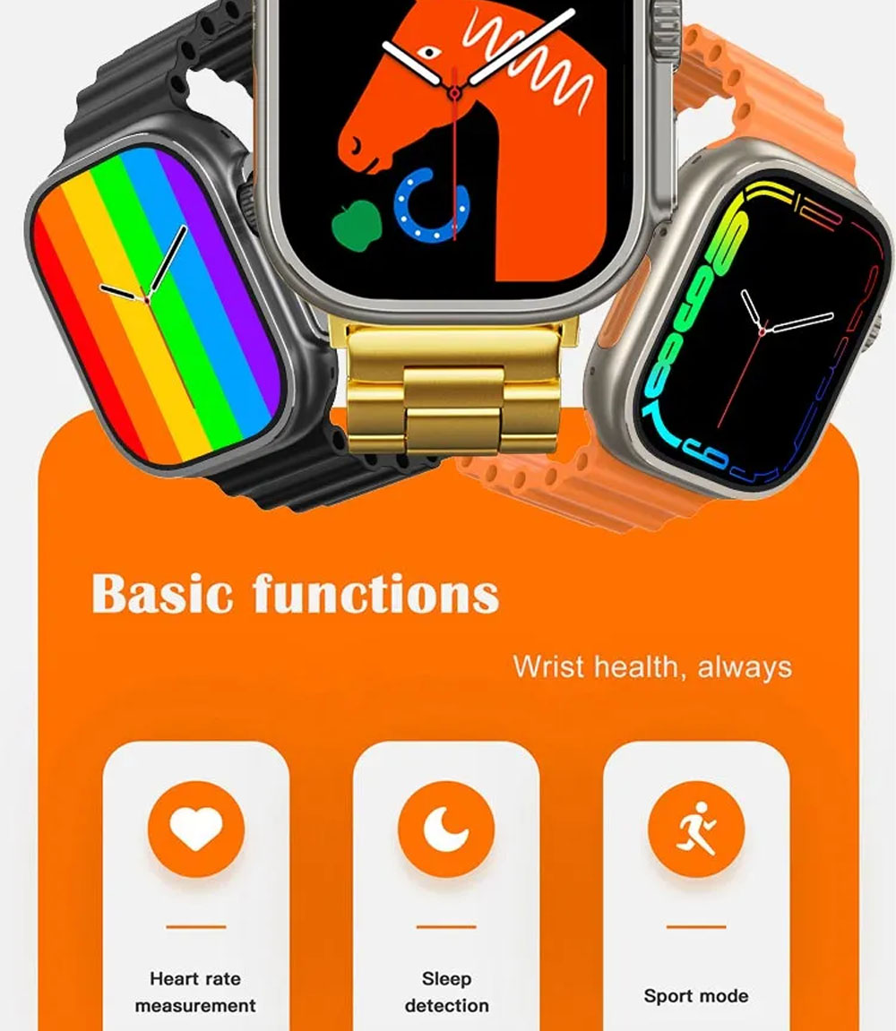 Smart Watch Series 9 Ultra Max 49mm Bluetooth Call Watch Wireless ...