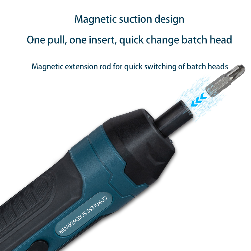 Torque Adjustment Straight Handle 3.6V Electric Screwdriver Small Multi ...