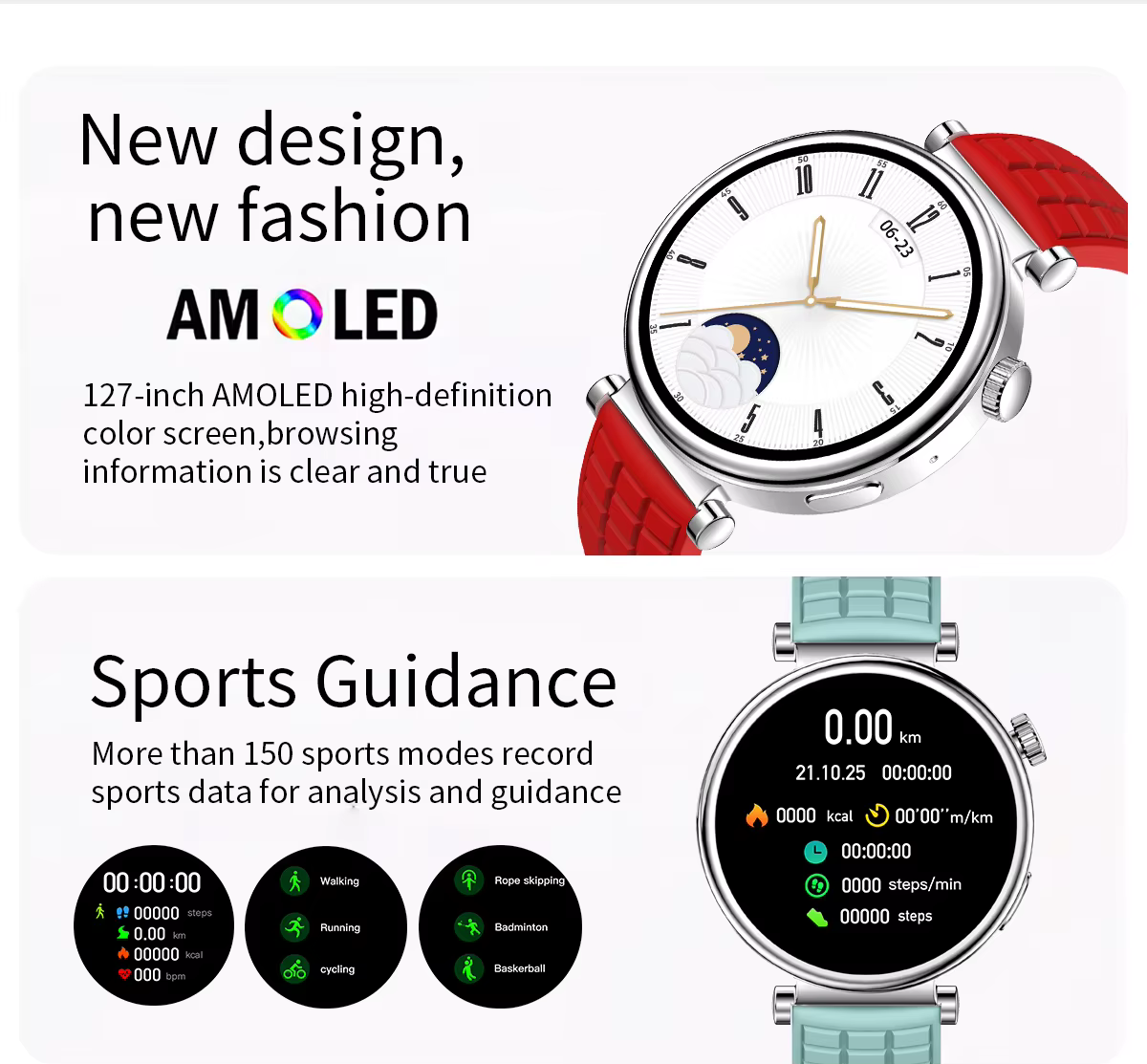 Z01 MINI Smart Watch Women's Bluetooth Call NFC Compass GPS Trajectory ...