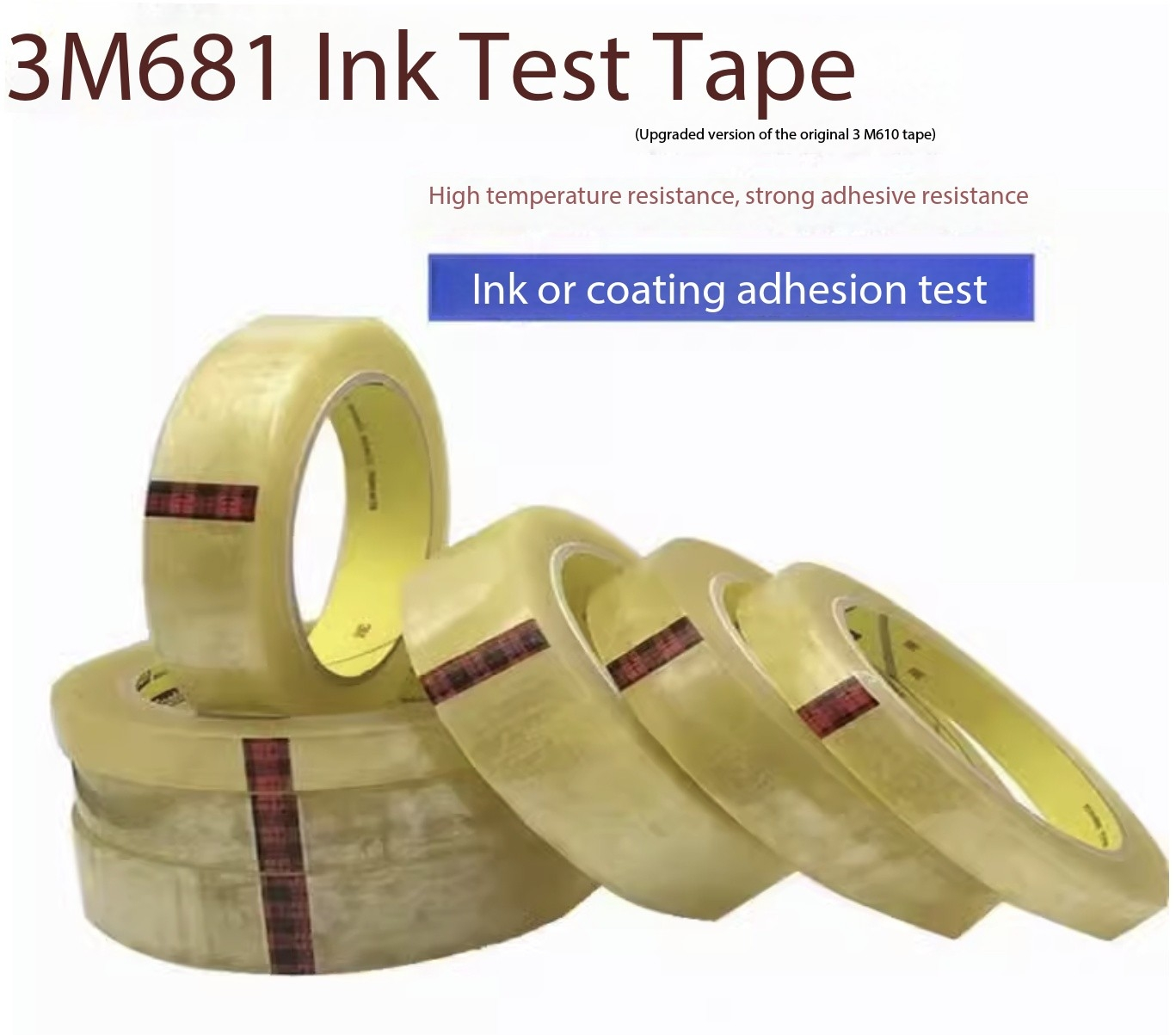 3M Test tape 3M 681 Scotch Tape Light Duty Packaging Tape, Clear Light ...