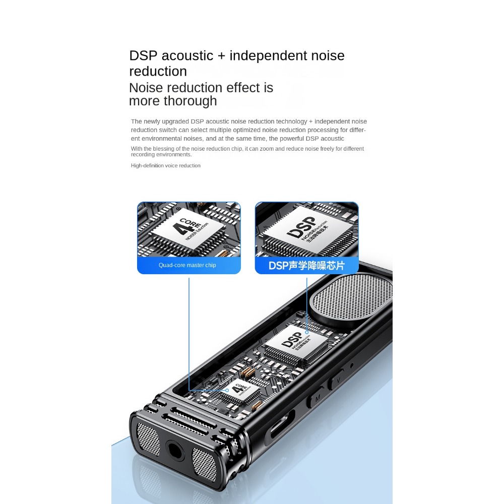 Digital Voice Recorder with Color Screen Voice Activated Recorder for ...