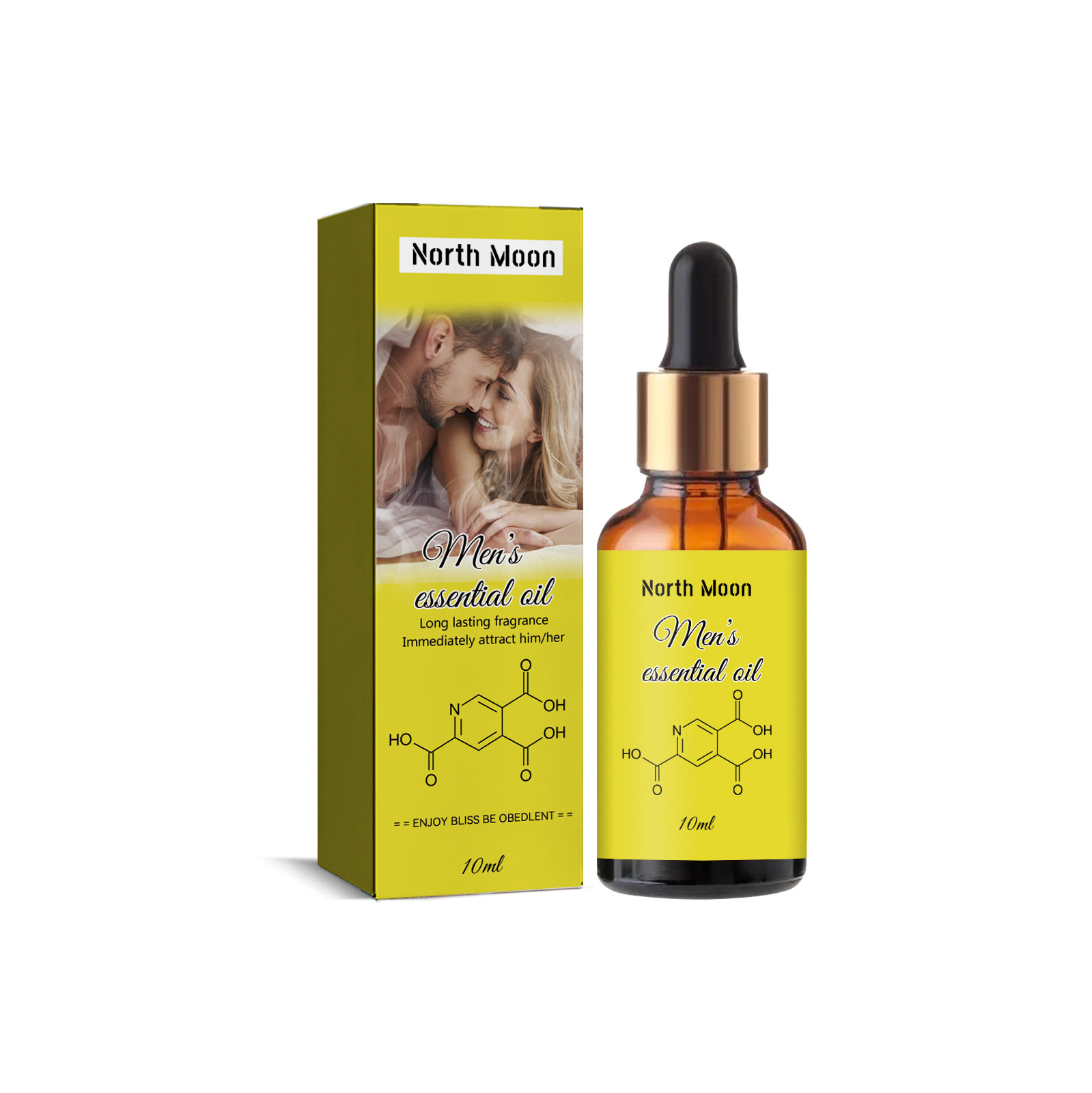 North moon Pheromone Body Oil Natural Fresh Body Long-Lasting Fragrance ...
