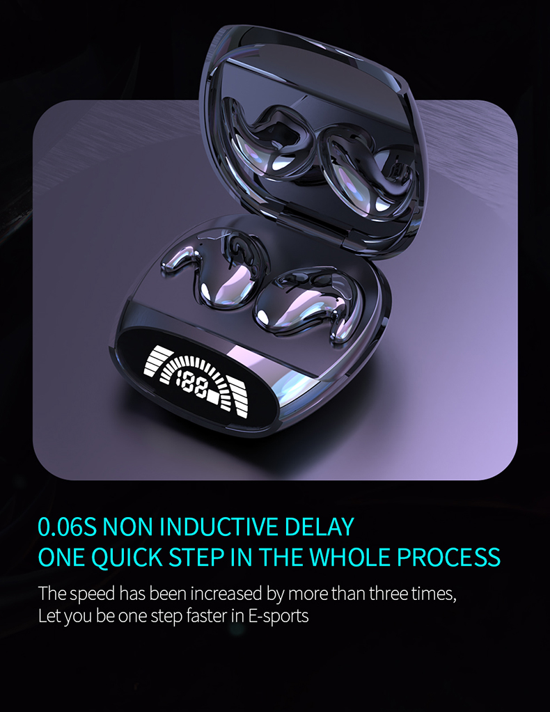 Wireless Sleep Invisible Earphone Bluetooth 5.3 TWS Stereo Noise ...