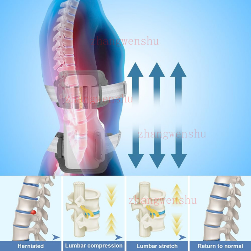Professional Lumbar Traction Device,Herniated Disc Back Pain Relief ...