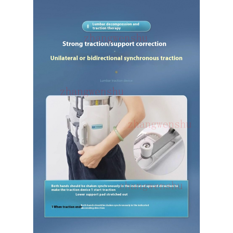 Professional Lumbar Traction Device,Herniated Disc Back Pain Relief ...