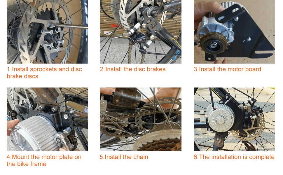 24V 36V 250W Electric Bike Left Side Drive Motor Mountain Bicycle ...