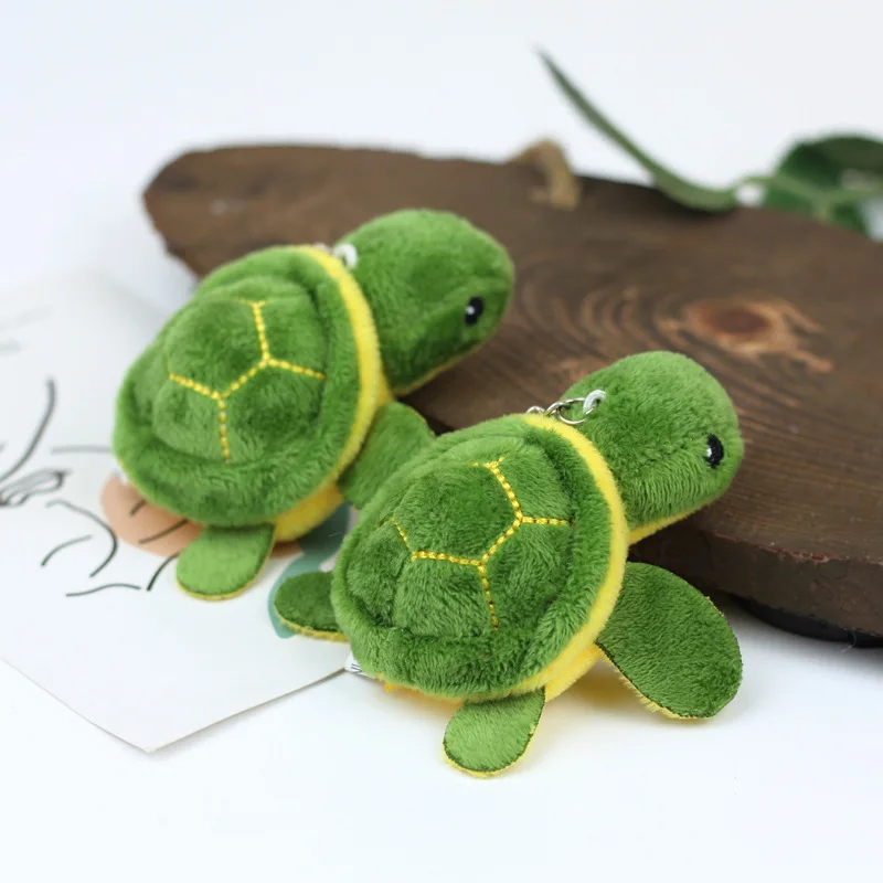 Fashion Little Turtle Soft Plush Doll Keychain Tortoise Bag Pendant ...