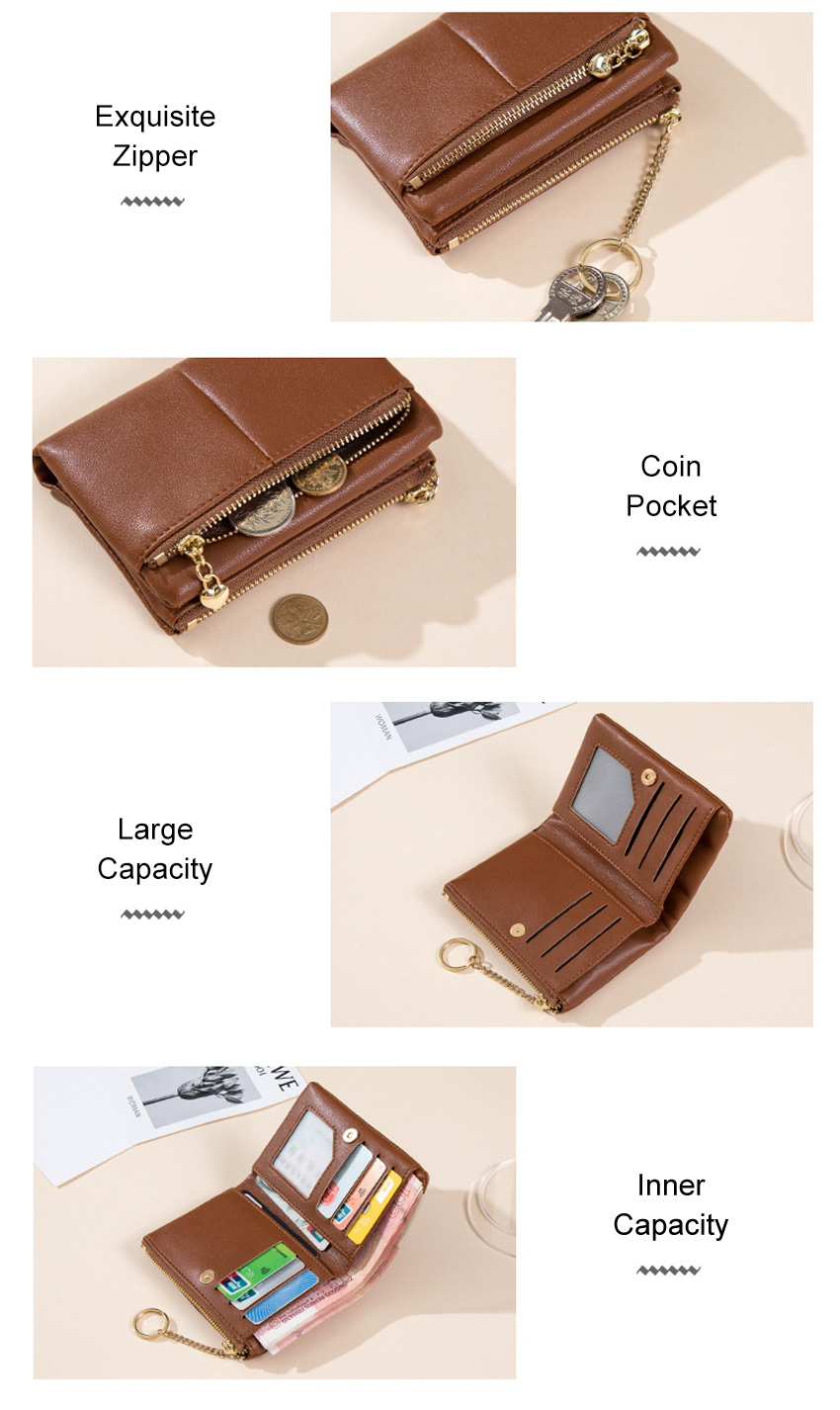 LouisWill Women's Wallet Thin Wallet Simple Fashion Purse Double Layer ...