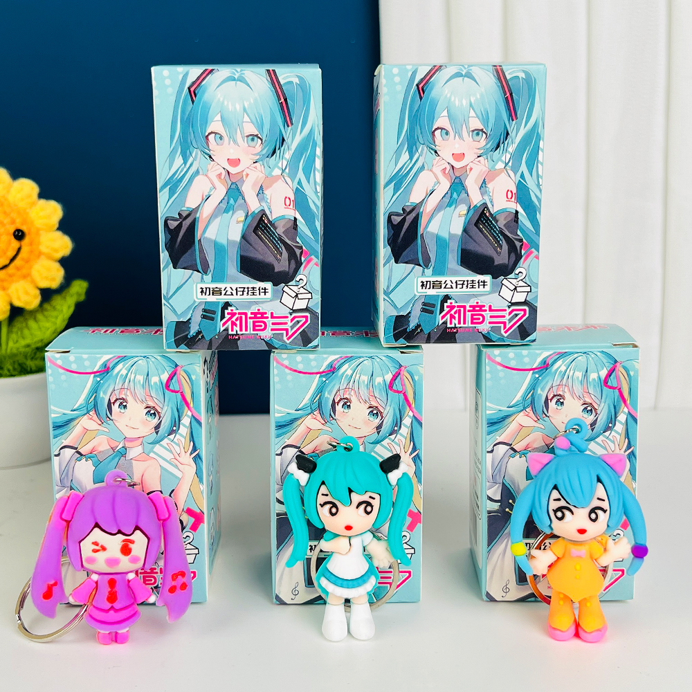 24pcs Hatsune miku Blind Box Keychain Surprise Doll Cute Cartoon Anime ...
