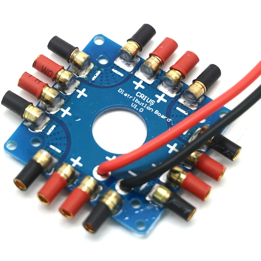 T / XT60 Plug & 3.5mm Banana Bullet Connectors ESC Distribution Board ...