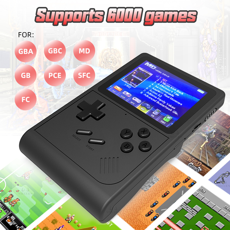 VILCORN GB300 Portable Handheld Game Console Player 3.0 Inch Pocket ...