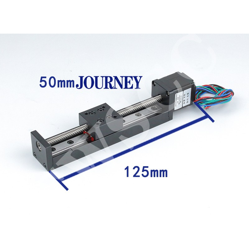 Miniature precision 28 linear stepper motor guide rail slide table T ...