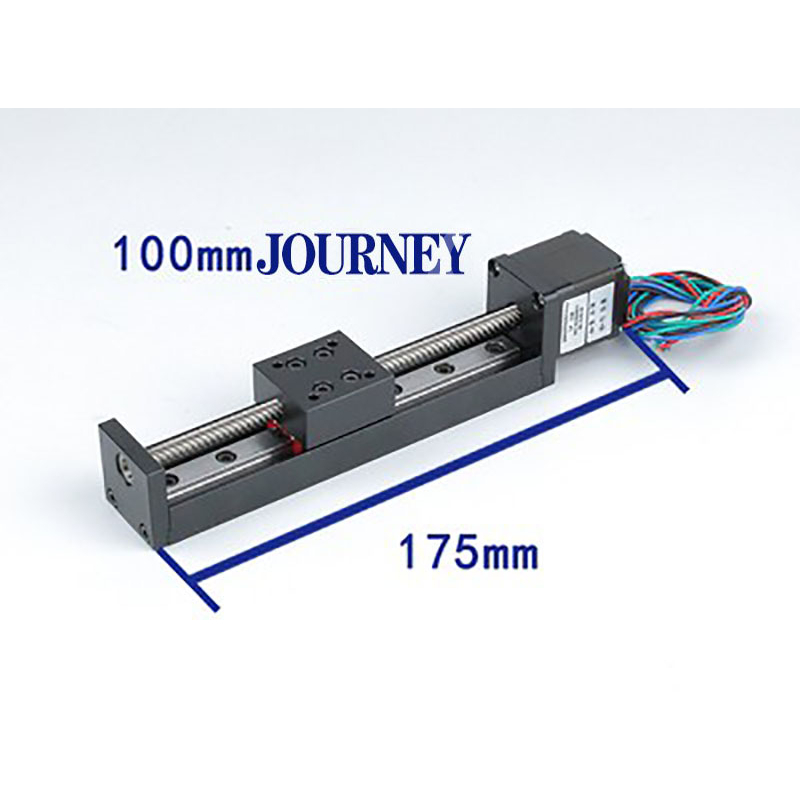Miniature precision 28 linear stepper motor guide rail slide table T ...