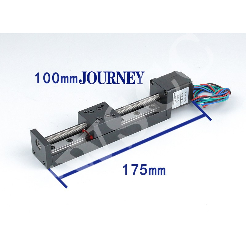 Miniature precision 28 linear stepper motor guide rail slide table T ...