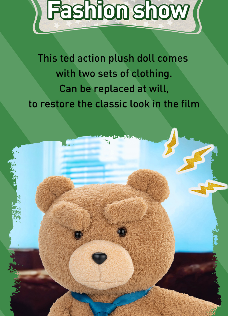 POP MART (Ted2) ted action plush doll | Shopee Malaysia