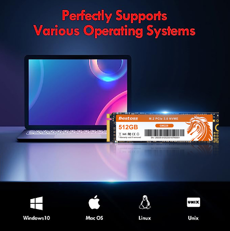Bestoss M.2 NVMe PCIe 3.0 SSD 128GB 256GB 512GB SSD Hard Disk Drive For Laptop | Shopee Malaysia