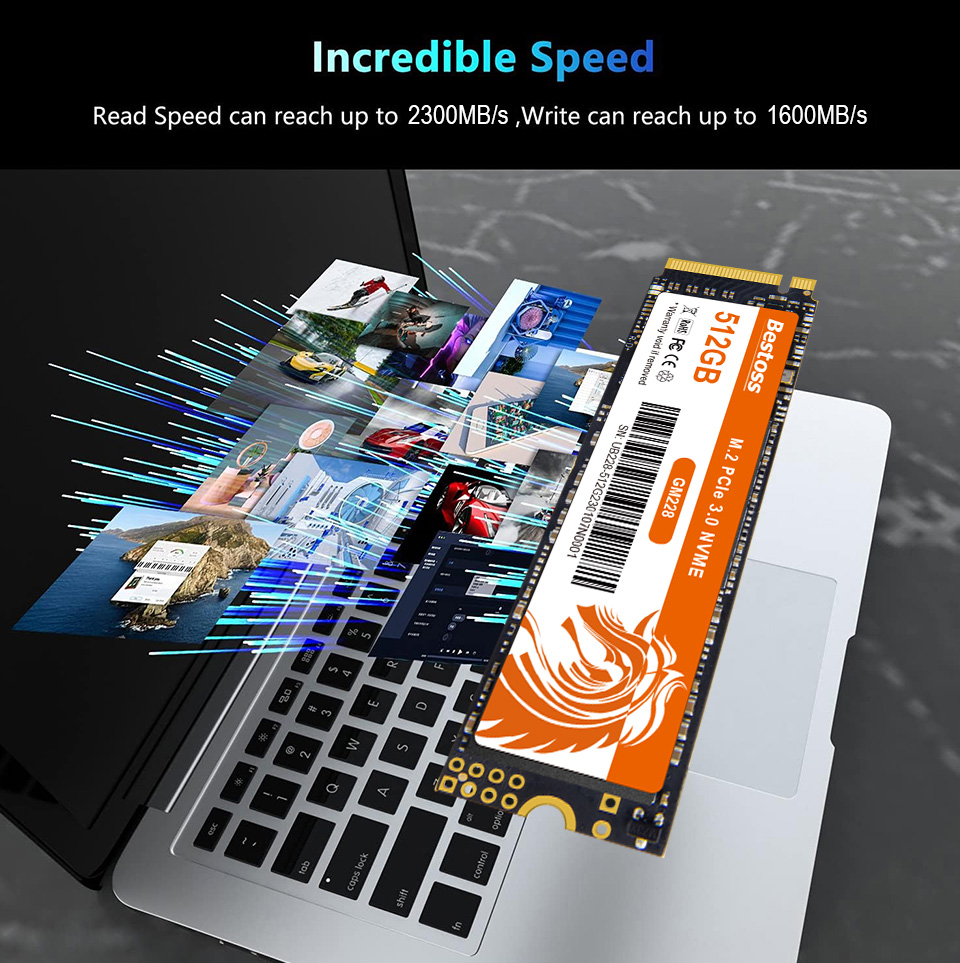 Bestoss M.2 NVMe PCIe 3.0 SSD 128GB 256GB 512GB SSD Hard Disk Drive For ...