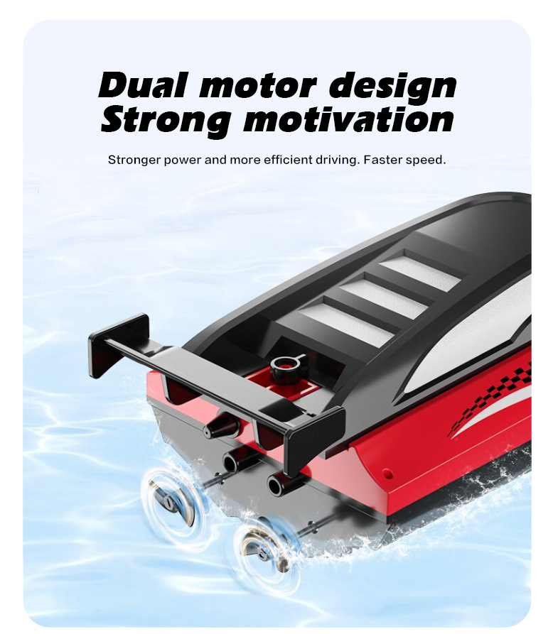 Remote Control Boat Toy Medium High-Speed Speedboat Sailing Boat Model ...