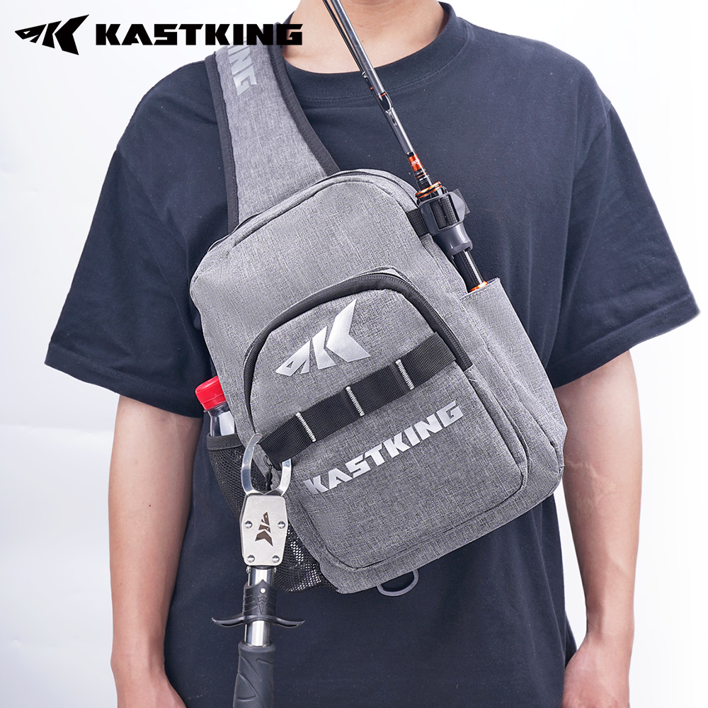 KastKing Bait Boss Fishing Sling Tackle Bag, Fishing Shoulder Backpack ...