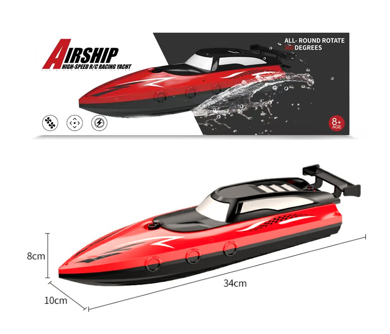 Remote Control Boat Toy Medium High-Speed Speedboat Sailing Boat Model ...