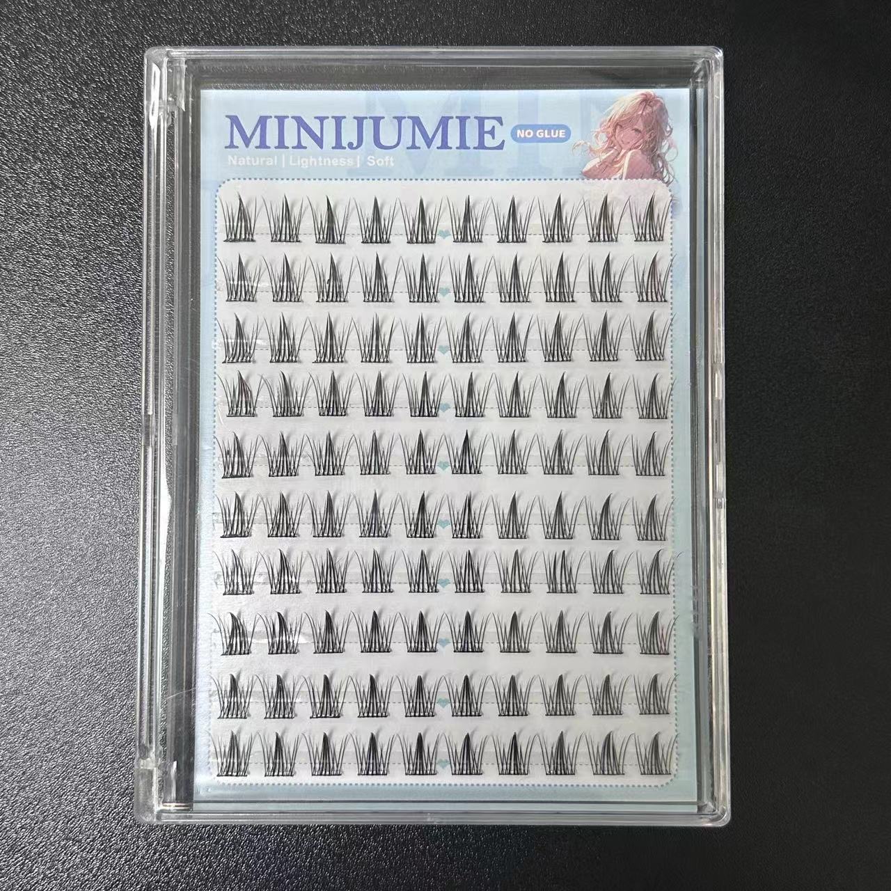 Minijumie 免胶假睫毛 Glue free Fake Eyelashes Self-adhesive false eyelashes ...