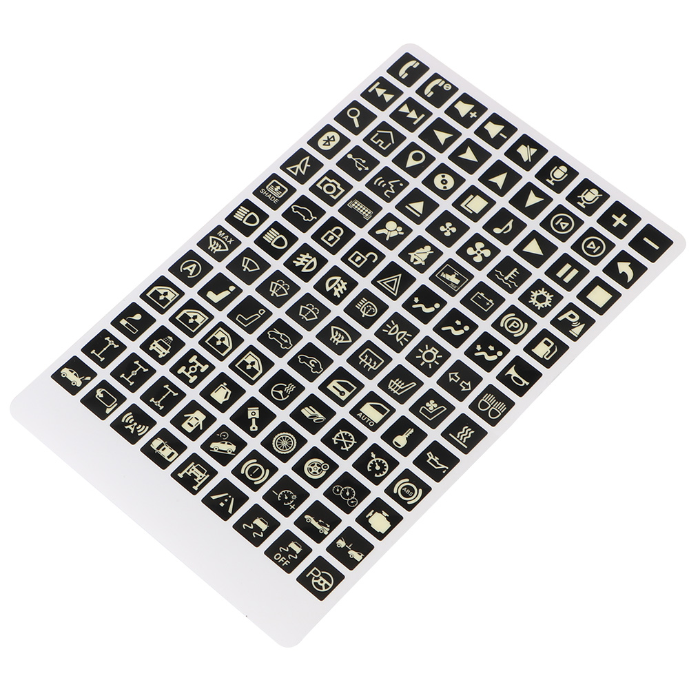 Car Luminous Sticker Switches Relay Decoration Multi-function Button ...