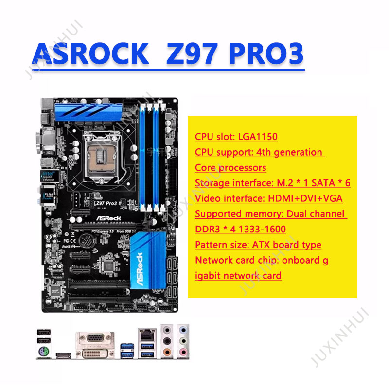 Use ASROCK Technology Z97 Extreme3/4/6/Pro3/Z97 motherboard supports ...