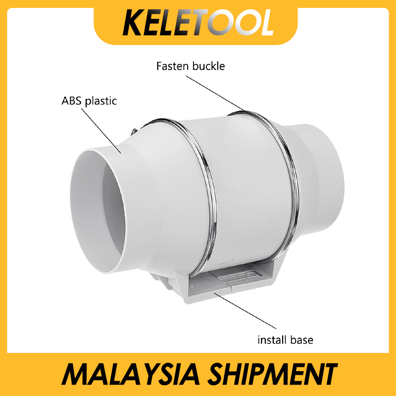 4"6"8" Wall hanging exhaust Duct fan ventilator Kitchen toilet Window ...