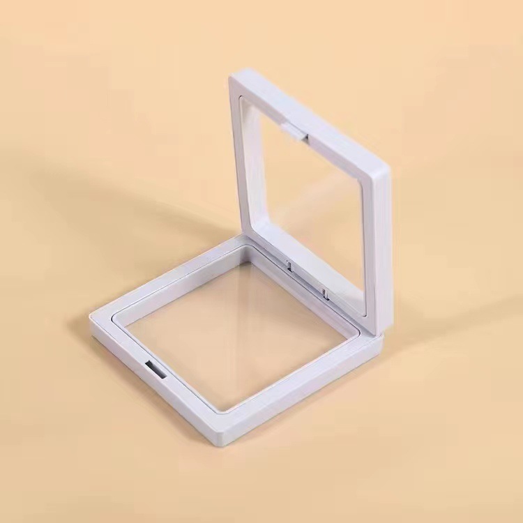 Transparent 3D Floating Display Frame, Jewelry Bag Display Case with ...