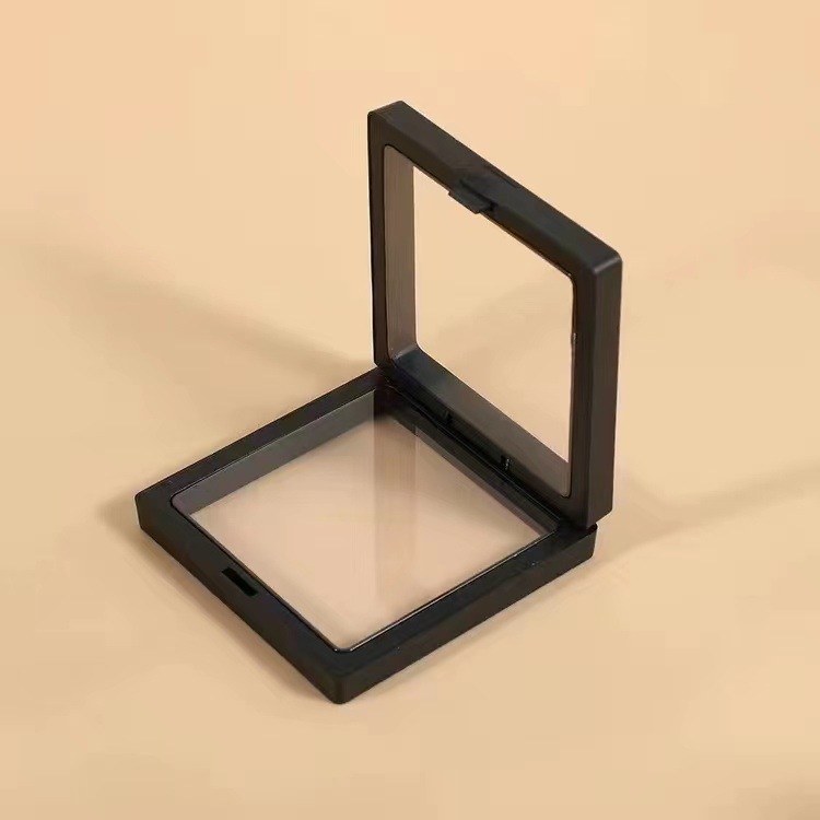 Transparent 3D Floating Display Frame, Jewelry Bag Display Case with ...
