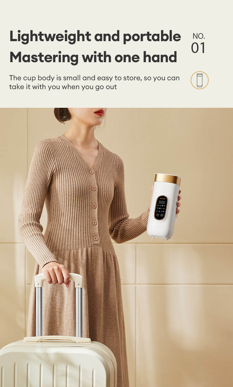 MODONG 650ml Portable Electric Kettle Travel 316 Heater Kettle ...