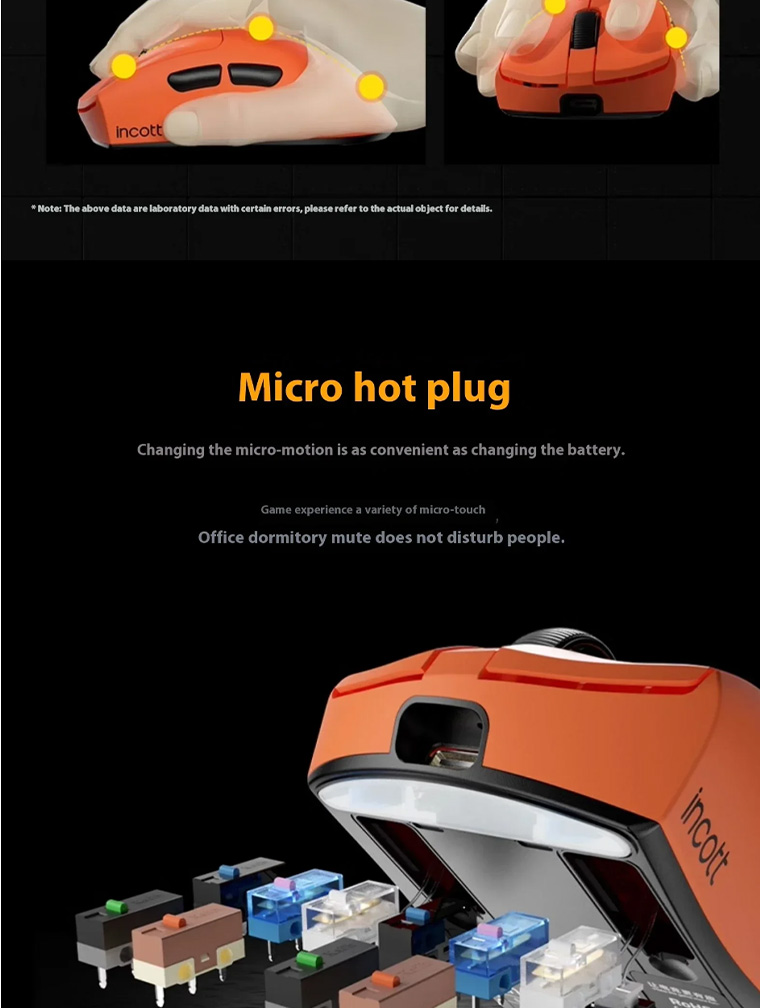 Ironcat G24Pro wireless mouse, 8K, PAW3395, heat swappable sensor, fast ...