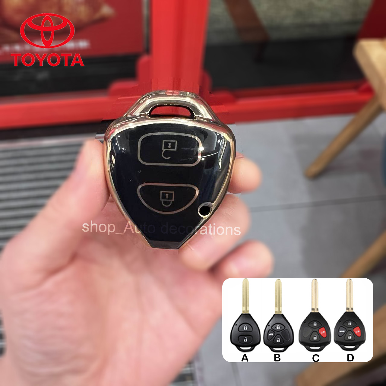 Toyota vigo Car keychain Toyota vios key cover suitable for Toyota ...