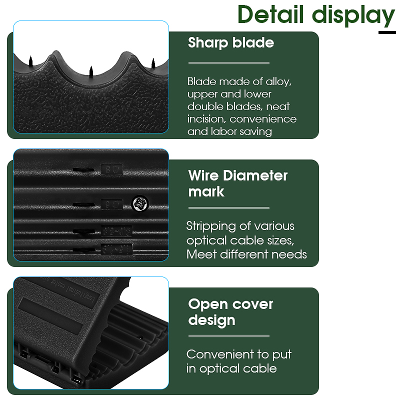 AUA-09 optical fiber loose tube cable sheath splitter longitudinal ...