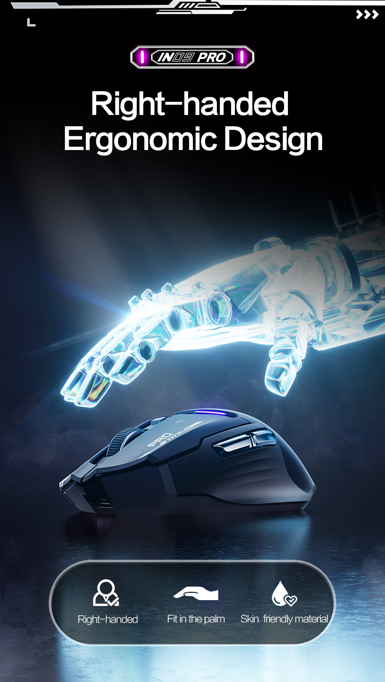 inphic IN9 pro Precision Esports Mouse Gaming Mouse Wireless/Wired ...