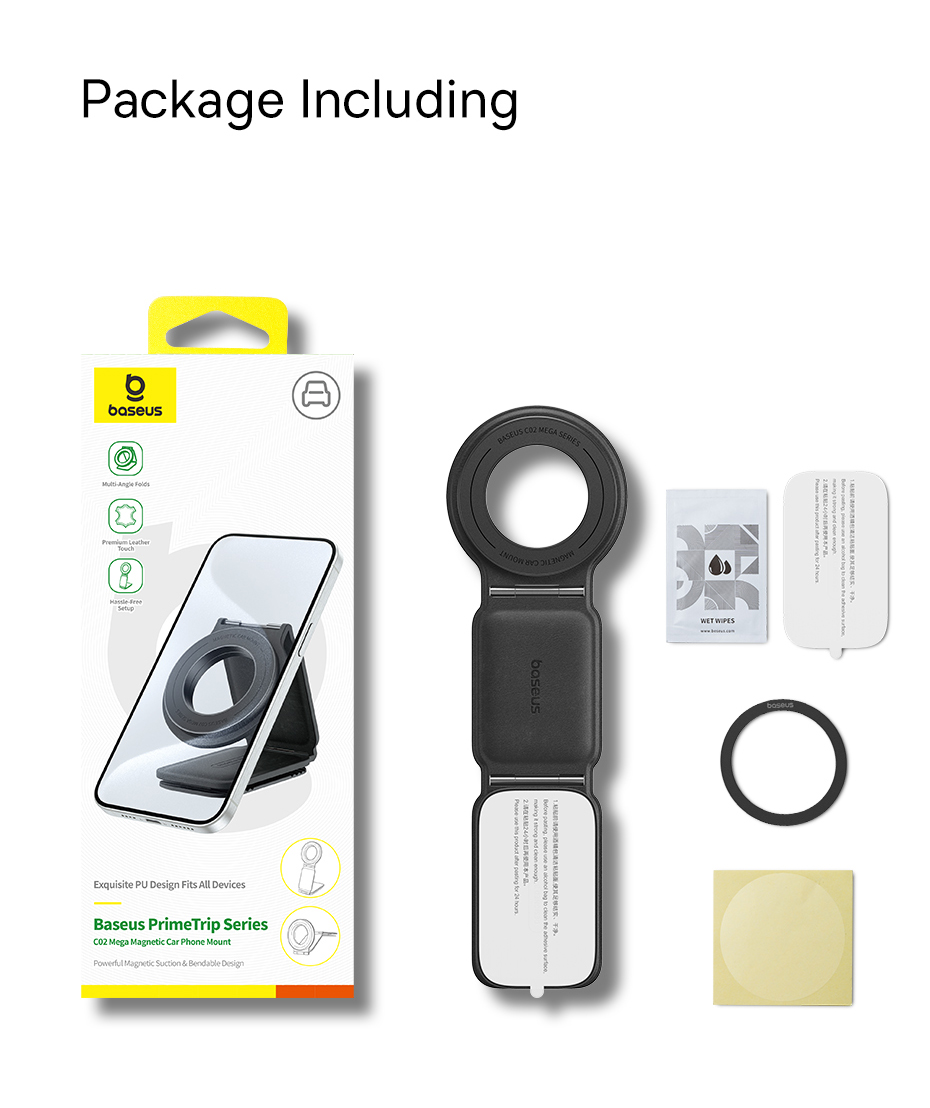 Baseus PrimeTrip Series C02 Mega Magnetic Car Phone Holder Mount Stick ...