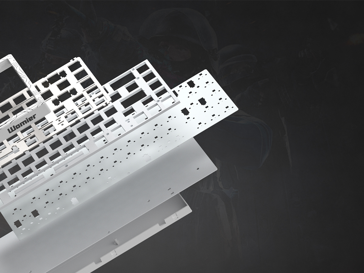 WOMIER M68 HE Mechanical Gaming Keyboard with Magnetic Switch Adjust ...