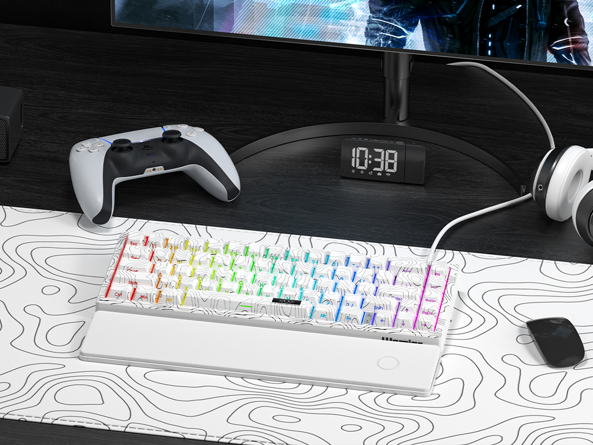 WOMIER M68 HE Mechanical Gaming Keyboard with Magnetic Switch Adjust ...