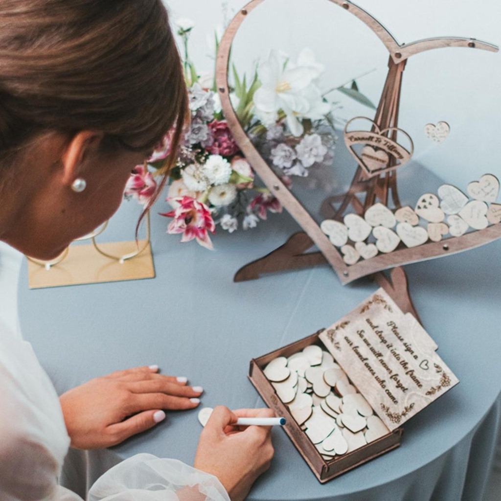 Wedding Guest Book Alternative, Personalized Wedding Gifts, Wooden ...