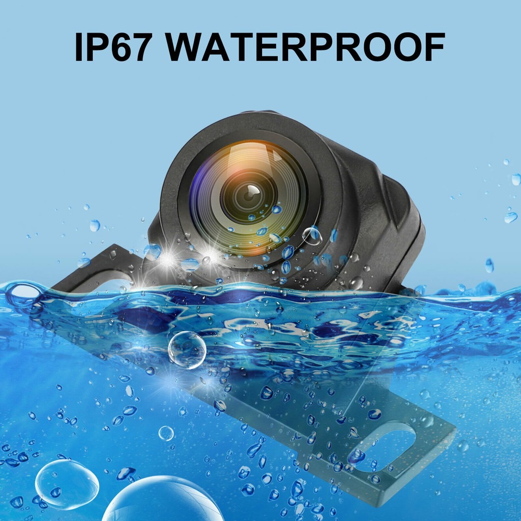 170º Waterproof Car Rear View Backup Camera - HD Night Vision AHD/CVBS ...