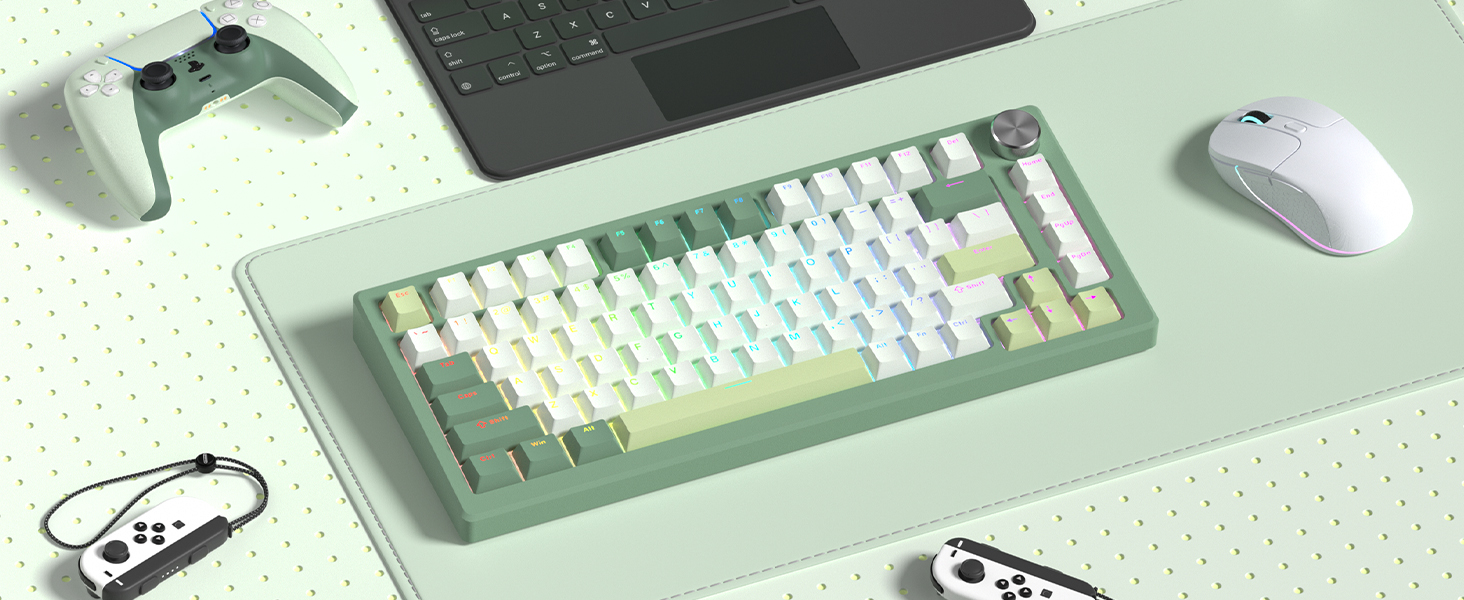 WOMIER 140 Keys Shining Through PBT Keycaps Cherry Profile Minimalist ...
