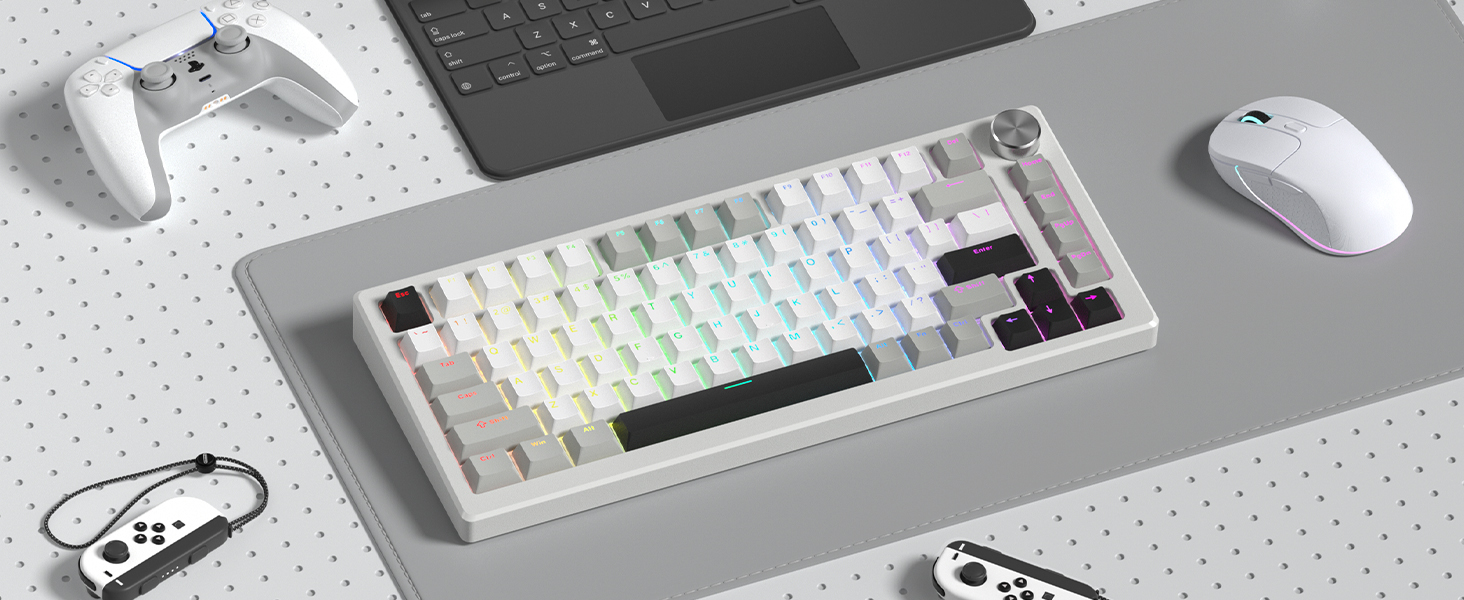 WOMIER Shine-through Keycaps 140 Keys Double Shot PBT Custom Top ...