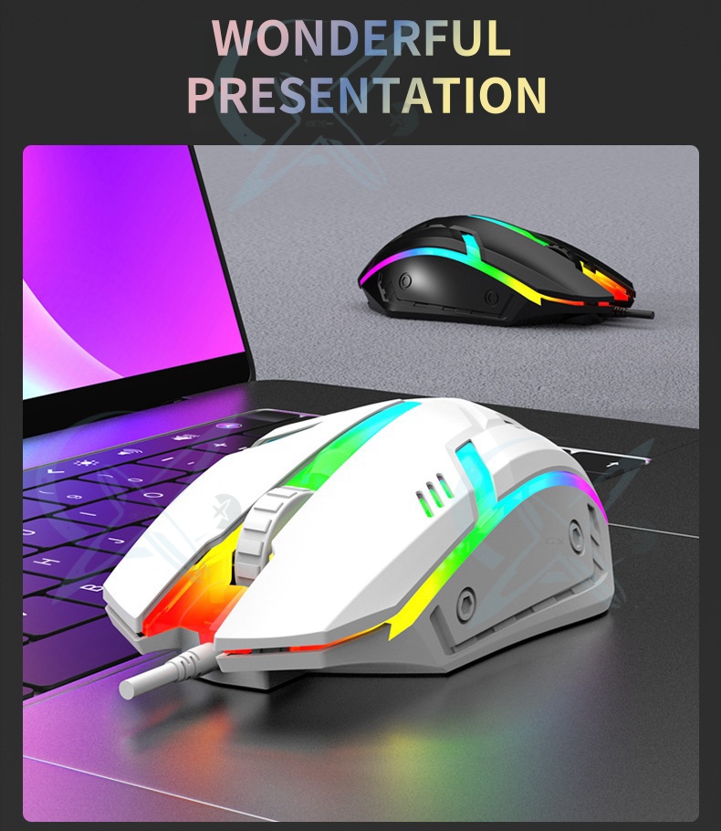 【Ready Stock】Limei S1 Mechanical Gaming Mouse LED Luminous Backlit USB ...