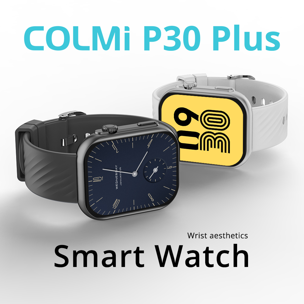 COLMI P30 Plus Smart Watch Bluetooth Calling 2.01 IPS HD Screen IP68 ...